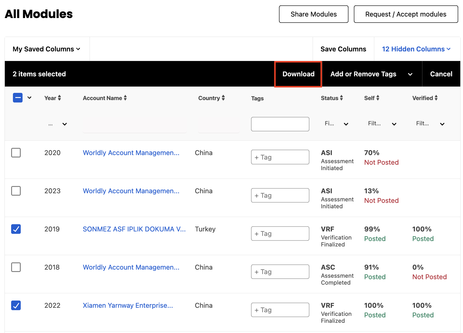 FEM: Exportaciones de datos – Capacitación y soporte de Worldly