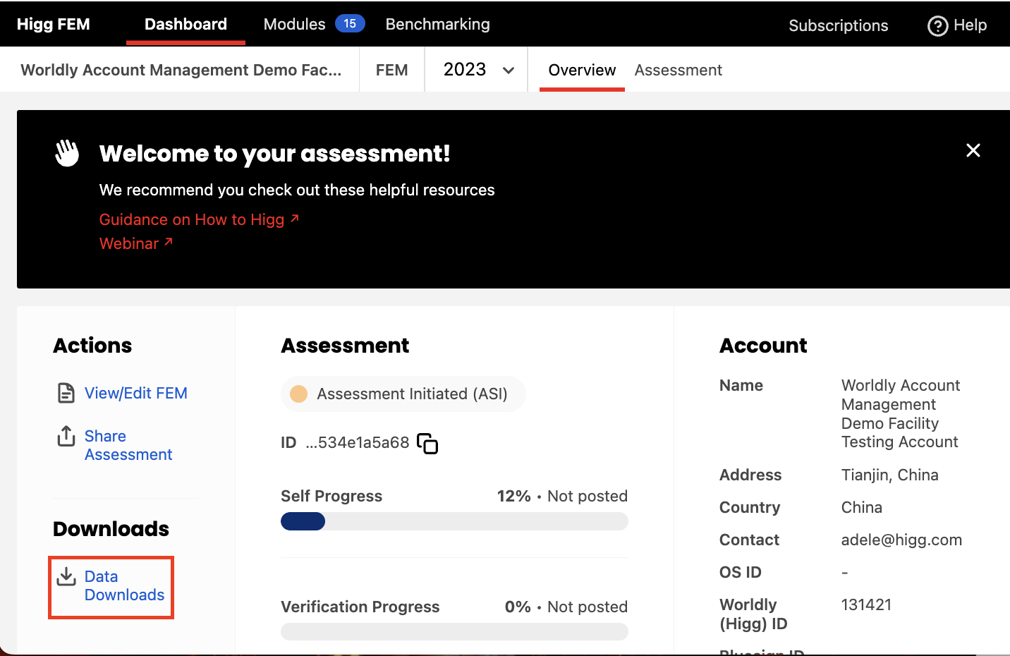 FEM: Esportazione dati – Formazione e supporto Worldly