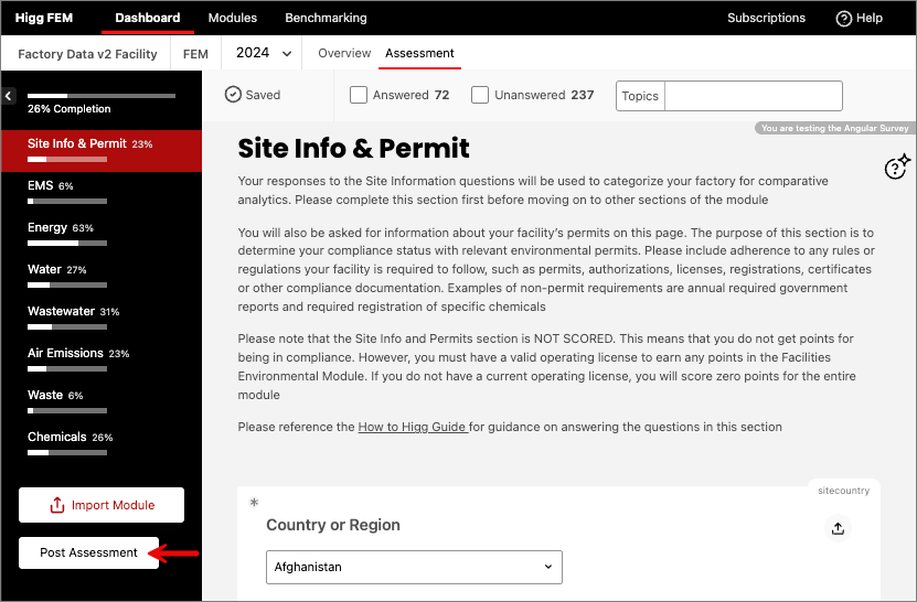 Facility Data Manager: Modules – Worldly Training & Support
